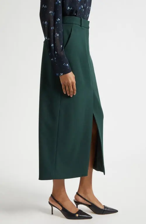 Veronica Beard Maxine Front Slit Skirt