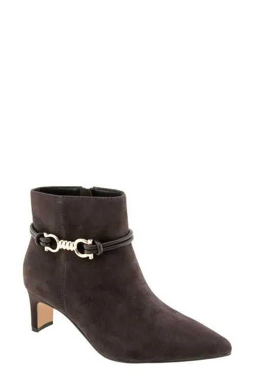 Andre Assous Wrenna Pointed Toe Bootie - Chocolate