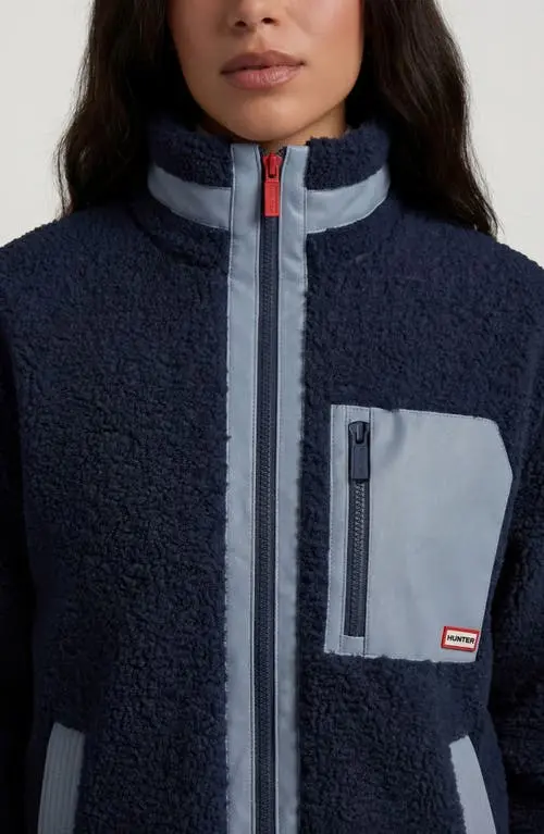 Hunter Emma High Pile Fleece Jacket - Midnight