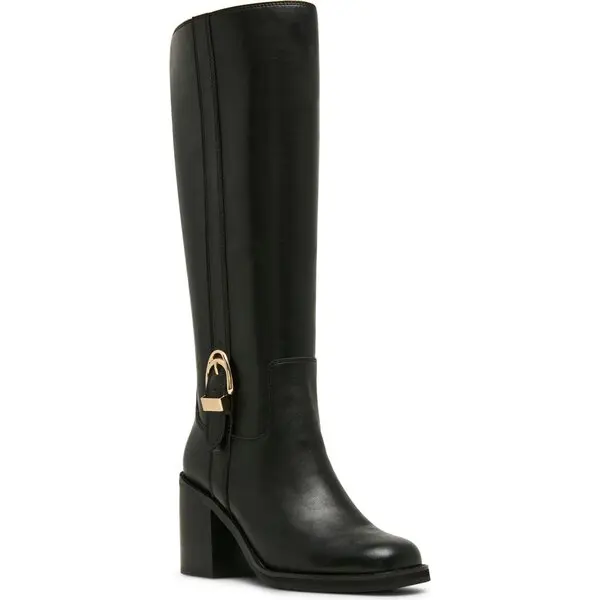 Blondo Nicky Waterproof Knee High Boot - Black Leather