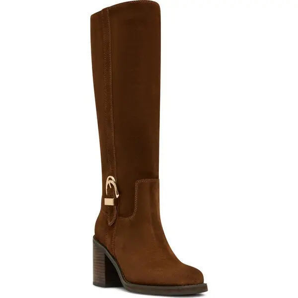 Blondo Nicky Waterproof Knee High Boot - Chocolate Suede