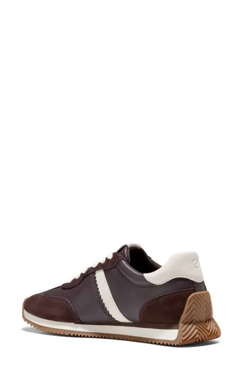 Cole Haan Grandpro Davina Sneaker - Chocolate/ivory/suede