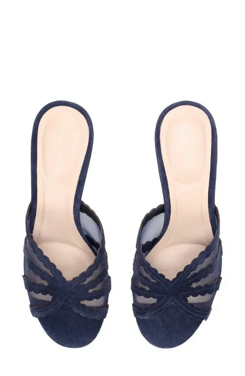Pelle Moda Vione Kitten Heel Slide Sandal