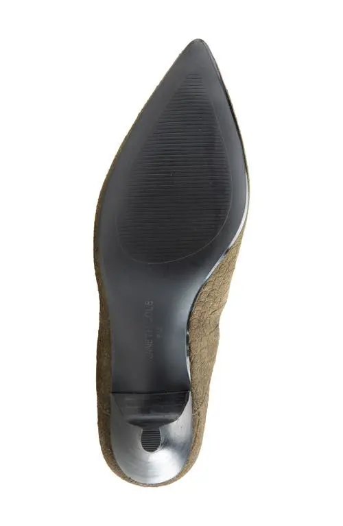 KENNETH COLE Brisbane Kitten Heel Pointed Toe Knee High Boot