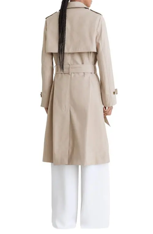 REISS Azura Trench Coat - Neutral