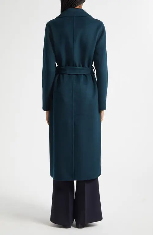 REISS Rene Wool & Cashmere Blend Coat - Teal