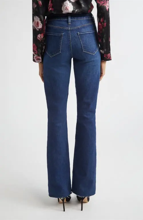 L'Agence Ruth Raw Hem Straight Leg Jeans