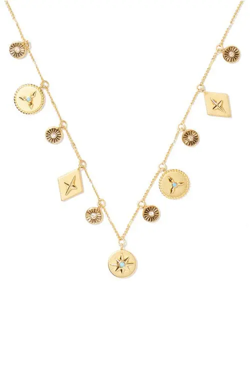 Kate Spade New York My Medallion Charm Necklace - Gold