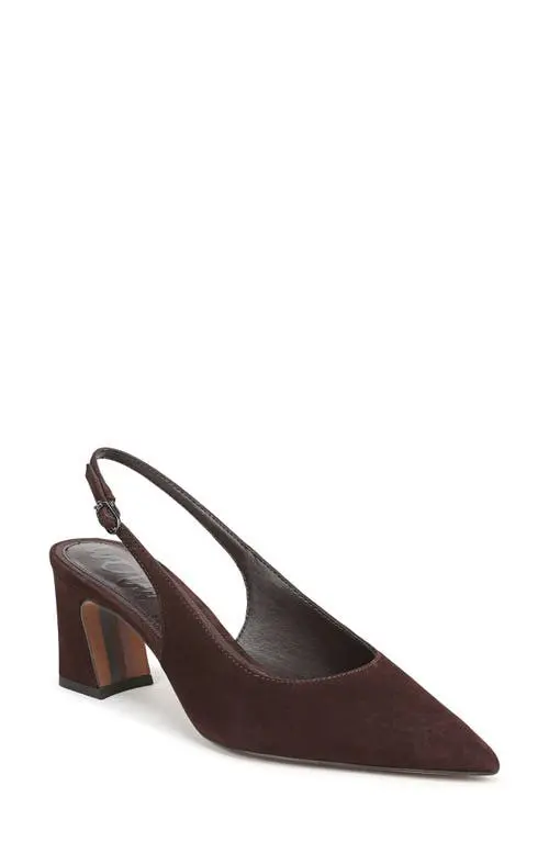 Sam Edelman Winfred Pointed Toe Slingback Sandal - Cafe Noir