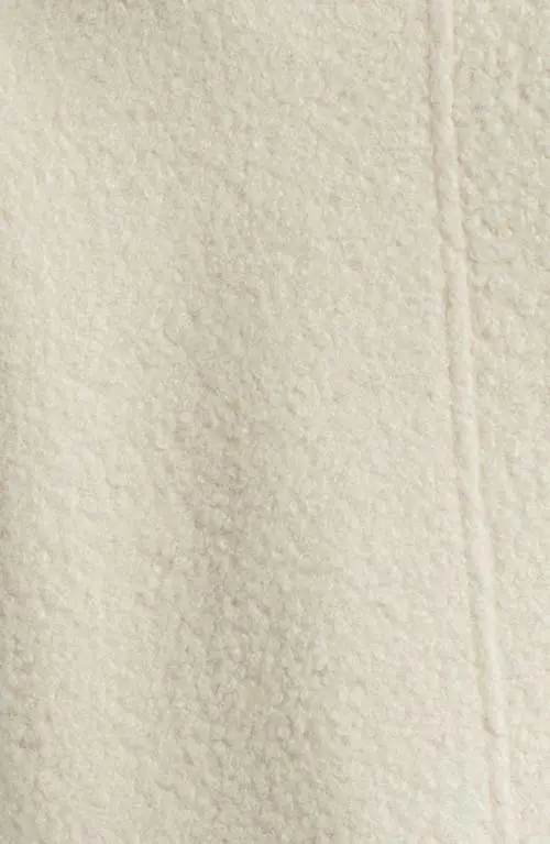 Bernardo Short Bouclé Coat - Cream