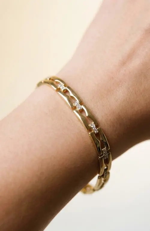 Argento Vivo Puzzle Link Chain Bracelet