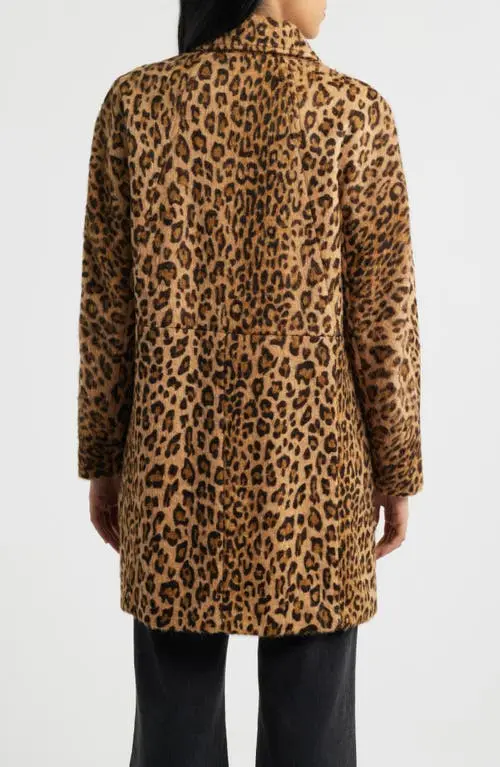 Bernardo Long Print Coat