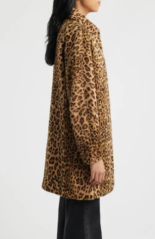 Bernardo Long Print Coat