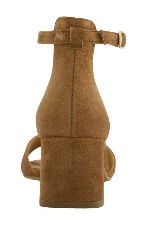 Paul Green Estelle Ankle Strap Sandal - Nut Suede
