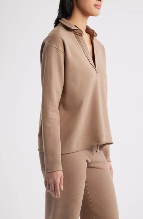 Frank & Eileen Patrick Popover Henley Sweatshirt