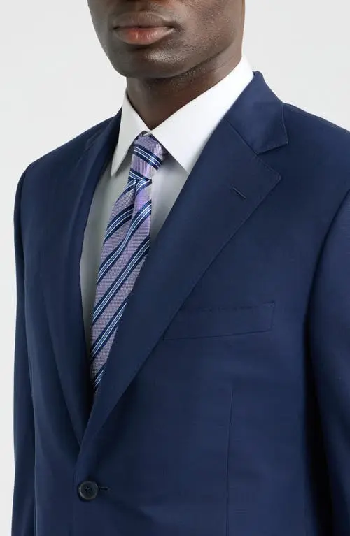 HERITAGE GOLD Solid Zegna Wool Suit