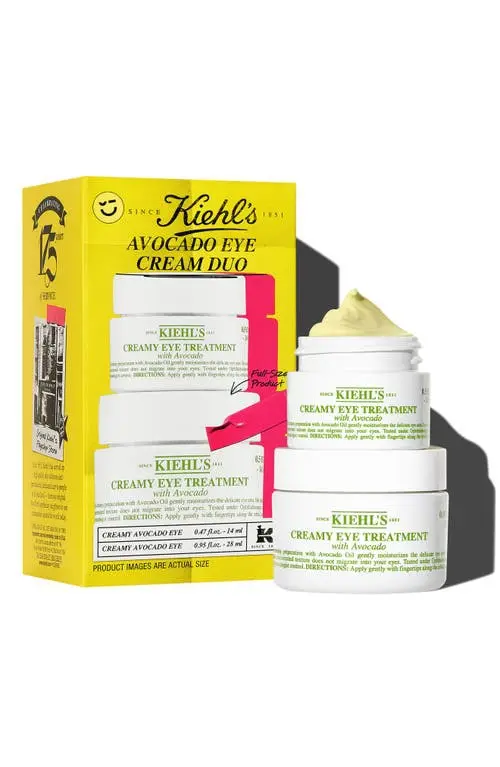 KIEHL'S SINCE 1851 Avocado Creamy Eye Duo $102 Value - No Color