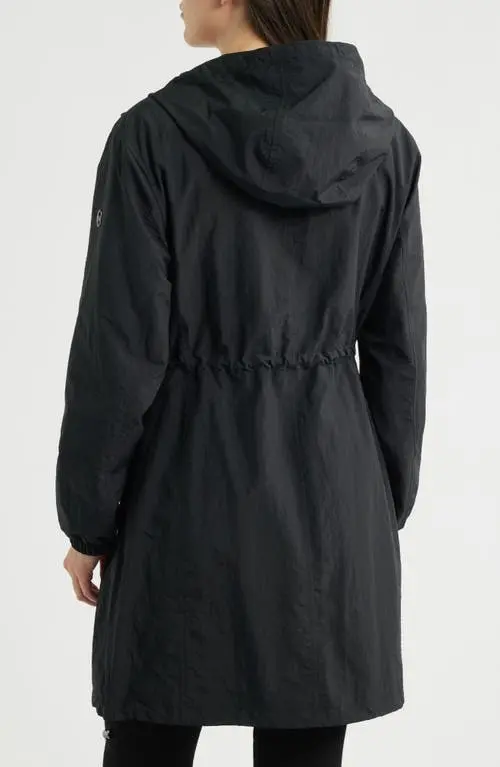 Michael Kors Hooded Zip Front Nylon Jacket