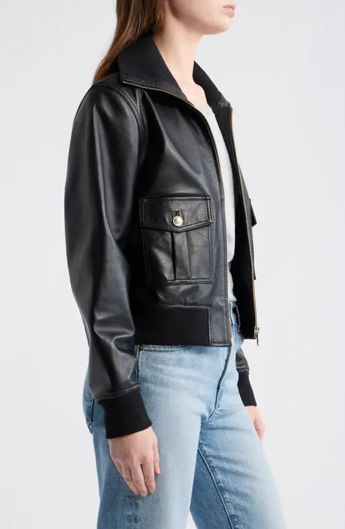 Bernardo Short Leather Jacket