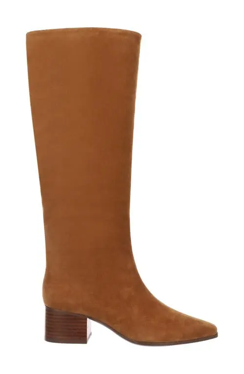 Nordstrom Banks Tall Suede Boot - Brown Pillion