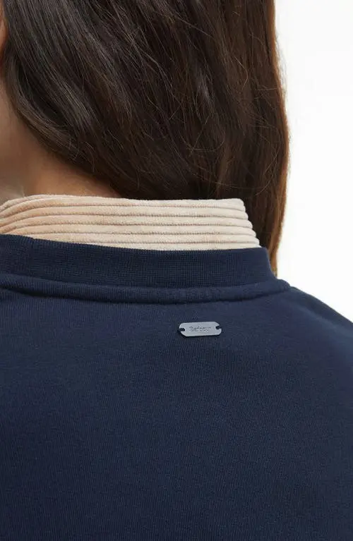 Barbour Silverdale Logo Sweatshirt - Navy