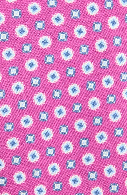 David Donahue Neat Silk Tie