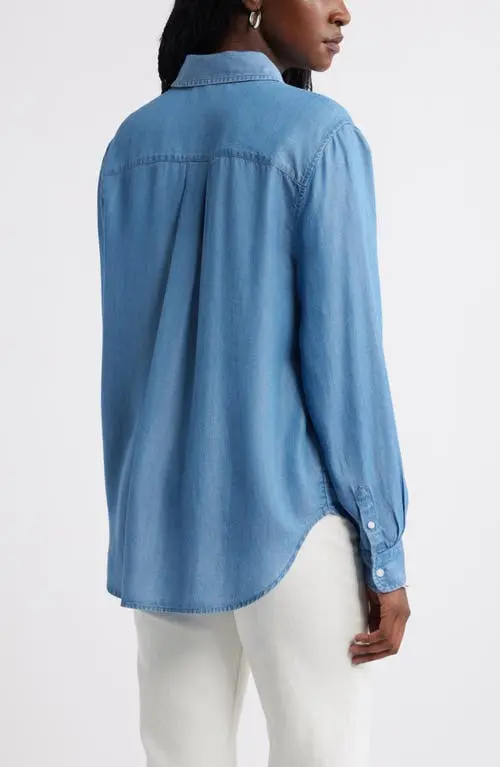 Caslon Chambray Button-up Shirt