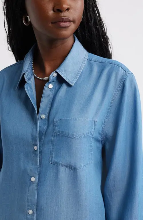 Caslon Chambray Button-up Shirt