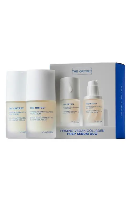 THE OUTSET Firming Vegan Collagen Prep Serum Duo $92 Value - No Color