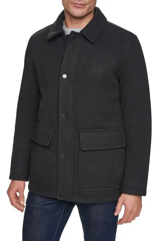 Cole Haan Flannel Jacket - Black
