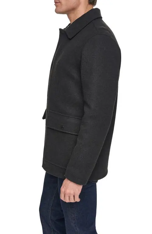 Cole Haan Flannel Jacket - Black
