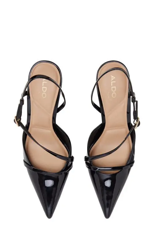 Aldo Ellsie Slingback Pointed Toe Pump - Black