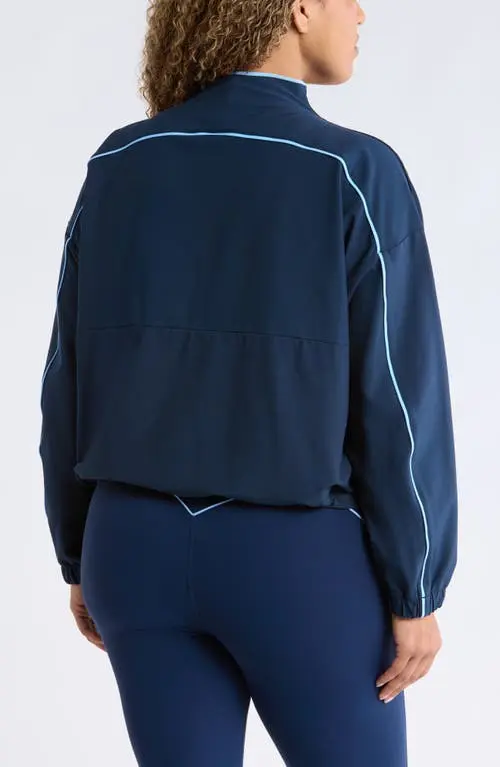 Zella Piped Half Zip Pullover