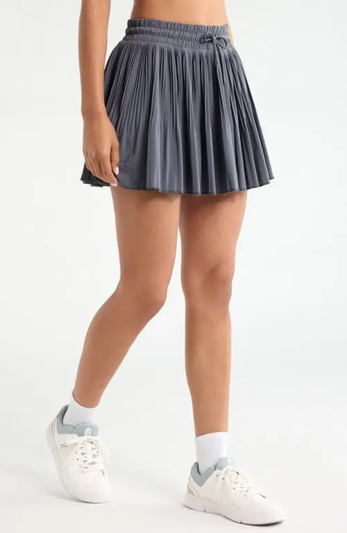 Zella Pleated Drawstring Skirt - Navy Armada