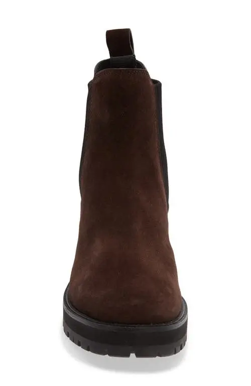 Rag & Bone Corey Lug Sole Chelsea Boot - Brown Suede