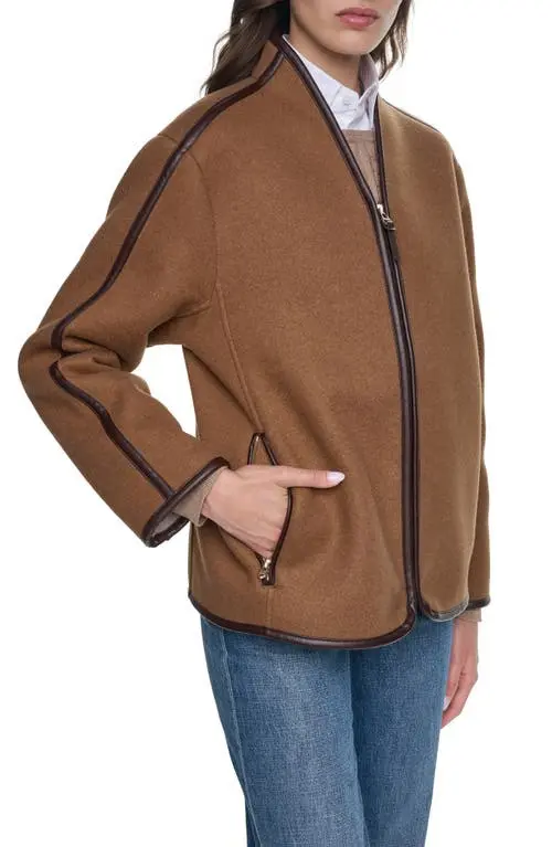 Cole Haan Faux Shearling Coat