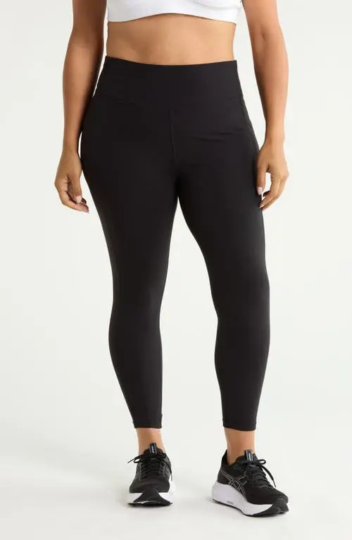 Zella Studio Luxe High Waist 7/8 Leggings - Black