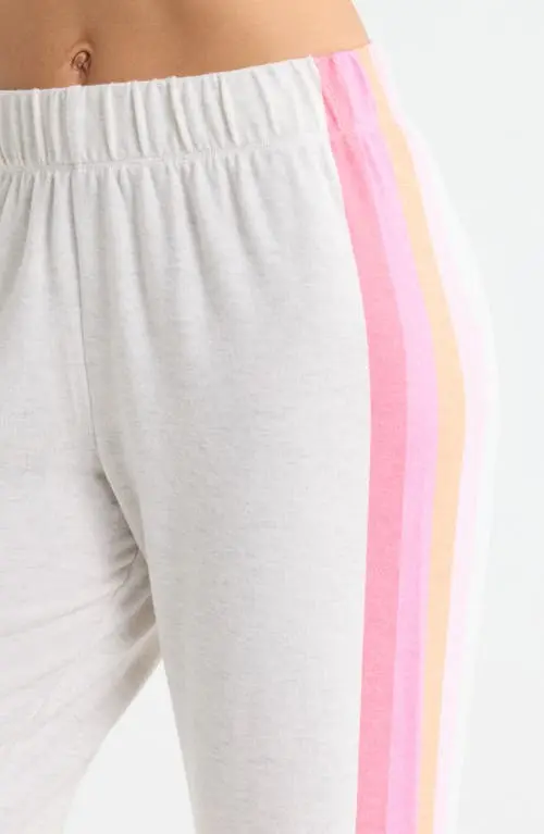 PJ Salvage Radiant Stripe Peached Jersey Hoodie Pajamas