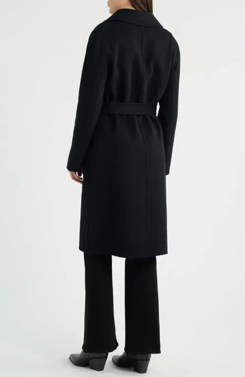 Michael Kors Wool Blend Double Face Coat - Black