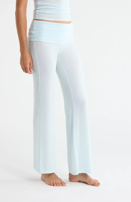 OPEN EDIT Dreamy Rib Pajama Pants - Blue Saltwater