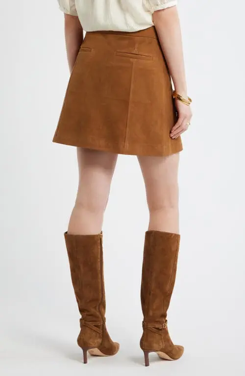 Treasure & Bond Suede Skirt
