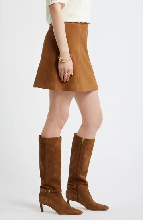 Treasure & Bond Suede Skirt