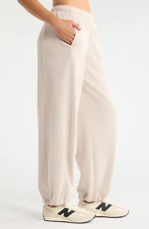 Zella Ultra Cozy Fleece Joggers - Grey Pebble