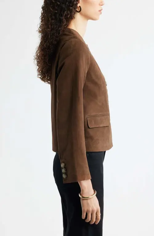 Nordstrom Crop Suede Jacket
