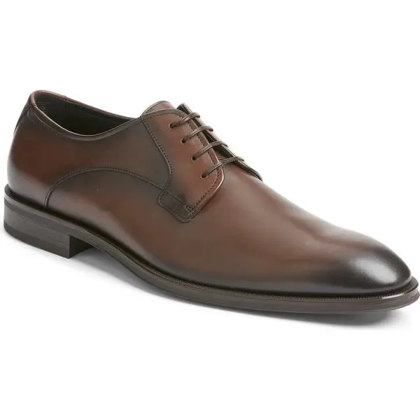 BOSS Teylor Plain Toe Derby - Dark Brown