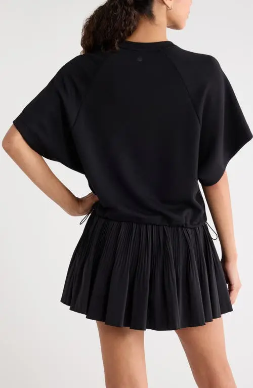 Zella Soft Luxe Raglan Sleeve T-shirt - Black