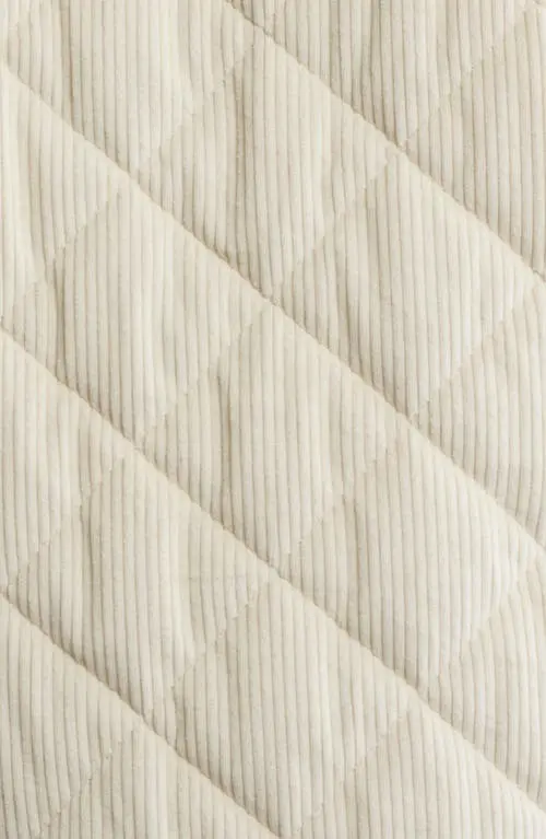 Bernardo Quilted Corduroy Jacket - Cream