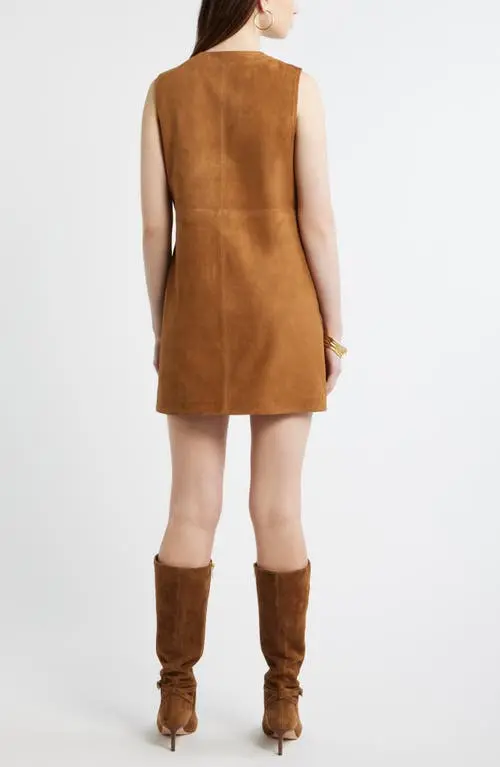 Treasure & Bond Suede Sheath Dress