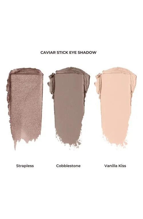 Laura Mercier Effortless Eyes Caviar Stick Eye Shadow Trio Set $102 Value