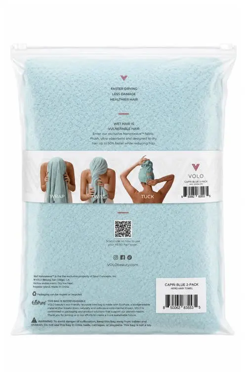 VOLO Hero Hair Towel Duo
